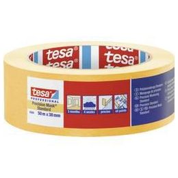 tesa PRECISION STANDARD 04344-00001-00 Kreppband Pr&auml;zisionskrepp&reg; Gelb (L x B) 50 m x 38 mm 1 St.