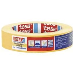tesa PRECISION STANDARD 04344-00003-00 Kreppband Pr&auml;zisionskrepp&reg; Gelb (L x B) 50 m x 25 mm 1 St.