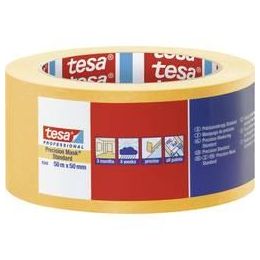 tesa PRECISION STANDARD 04344-00000-00 Kreppband Pr&auml;zisionskrepp&reg; Gelb (L x B) 50 m x 50 mm 1 St.