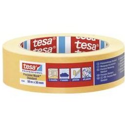 tesa PRECISION STANDARD 04344-00002-00 Kreppband Pr&auml;zisionskrepp&reg; Gelb (L x B) 50 m x 30 mm 1 St.
