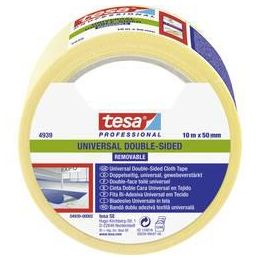 tesa UNIVERSAL REMOVABLE 04939-00002-11 Verlegeband tesa&reg; Professional Wei&szlig; (L x B) 10 m x 50 mm 1 St.