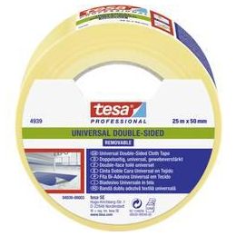 tesa UNIVERSAL REMOVABLE 04939-00003-11 Verlegeband tesa&reg; Professional Wei&szlig; (L x B) 25 m x 50 mm 1 St.