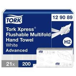 TORK 129089 Xpress&reg; Papierhandt&uuml;cher (L x B) 24 cm x 21.3 cm Wei&szlig; 21 St.