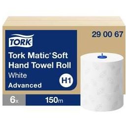 TORK 290067 Matic&reg; Papierhandt&uuml;cher (L x B) 150 m x 21 cm Wei&szlig; 900 m