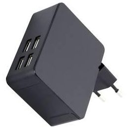 HN Power HNP36-4USB USB Ladeger&auml;t 36 W 4x USB-A Schwarz Innenbereich