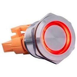 Joy-it BUTTON22A-L-GR BUTTON22A-L-GR Tastschalter 250 V 3 A 1 x Ein/(Aus) rastend Gr&uuml;n (&Oslash; x H) 25 mm x 35 mm IK10, IP67 1 St.