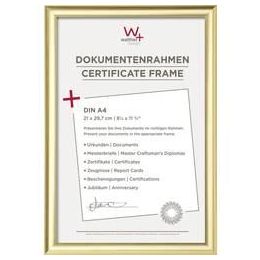 walther+ design KP130G Bilder Wechselrahmen Papierformat: DIN A4 Gold