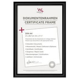 walther+ design KP130B Bilder Wechselrahmen Papierformat: DIN A4 Schwarz