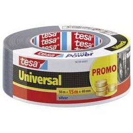 tesa UNIVERSAL 56338-00001-01 Gewebeklebeband Silber (L x B) 65 m x 48 mm 1 St.