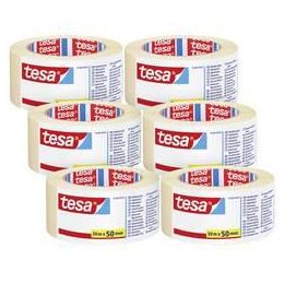 tesa UNIVERSAL 05288 Malerabdeckband Transparent (L x B) 50 m x 50 mm 6 St.