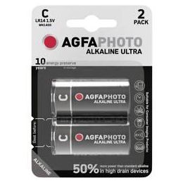 AgfaPhoto Ultra LR14 Baby (C)-Batterie Alkali-Mangan 1.5 V 2 St.