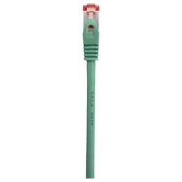 Renkforce RF-5228502 RJ45 Netzwerkkabel, Patchkabel CAT 6 S/FTP 0.25 m Gr&uuml;n mit Rastnasenschutz, vergoldete Steckkontakte, Flammwidrig 1 St.