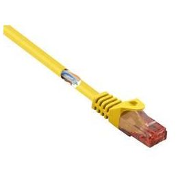 Renkforce RF-5128866 RJ45 Netzwerkkabel, Patchkabel CAT 6 U/UTP 2.00 m Gelb mit Rastnasenschutz, Halogenfrei 1 St.