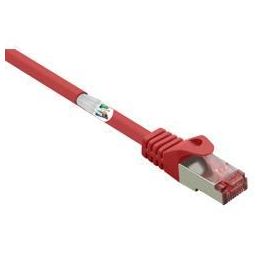 Renkforce RF-5136974 RJ45 Netzwerkkabel, Patchkabel CAT 6 S/FTP 1.00 m Rot mit Rastnasenschutz, vergoldete Steckkontakte, Flammwidrig 1 St.