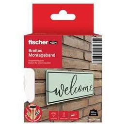 Fischer GOW 560901 Montageband Wei&szlig; (L x B) 3 m x 38 mm 1 St.