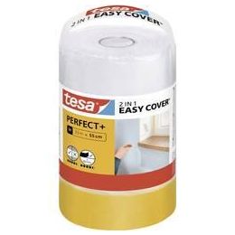 tesa Easy Cover Perfect+ 56593-00000-00 Abdeckfolie Gelb, Transparent (L x B) 33 m x 550 mm 1 Set