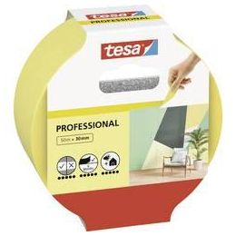 tesa Professional 56299-00000-00 Malerabdeckband Gelb (L x B) 50 m x 30 mm 1 St.