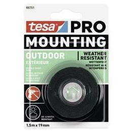 tesa Mounting PRO Outdoor 66751-00000-00 Montageband Transparent (L x B) 1.5 m x 19 mm 1 St.