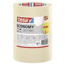tesa Economy 55342-00000-00 Malerabdeckband Wei&szlig; (L x B) 50 m x 50 mm 3 St.