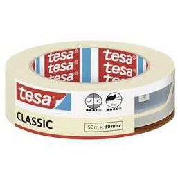 tesa Classic 52805-00000-03 Malerabdeckband Wei&szlig; (L x B) 50 m x 30 mm 1 St.
