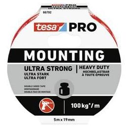 tesa Mounting PRO Ultra Strong 66792-00001-00 Montageband Wei&szlig; (L x B) 5 m x 19 mm 1 St.