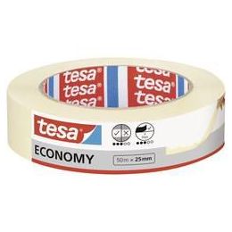 tesa Economy 05278-00000-03 Malerabdeckband Wei&szlig; (L x B) 50 m x 25 mm 1 St.