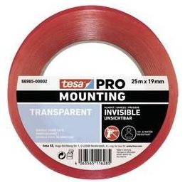 tesa Mounting PRO Transparent 66965-00002-00 Montageband Transparent (L x B) 25 m x 19 mm 1 St.