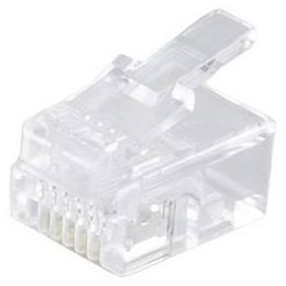 Shiverpeaks Shiverpeaks BASIC-S Netzwerk Modular-Stecker RJ12 6polig, 6 Kontakte belegt, vergoldete Kontakte VE 10 BS72050-10 Stecker, gerade Polzahl Sensoren
