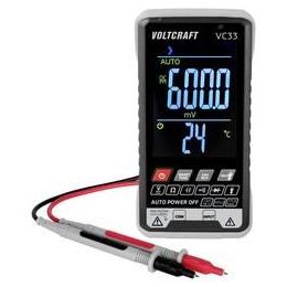 VOLTCRAFT VC33 Hand-Multimeter kalibriert (ISO) digital CAT III 600 V Anzeige (Counts): 5999