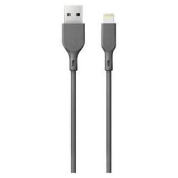GP USB-Ladekabel USB 2.0 USB-A Stecker, Apple Lightning Stecker 1.00 m Grau GPCBCl1NGYUSB160