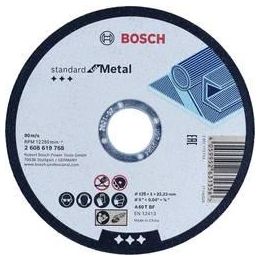 Bosch Accessories standard for Metal 2608619767 Trennscheibe gerade 115 mm 1 St. Metall