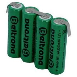 Beltrona RTU4AAZ Akkupack 4x Mignon (AA) Z-L&ouml;tfahne NiMH 4.8 V 2200 mAh