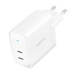 LogiLink PA0282 USB Ladeger&auml;t 20 W 2x USB-C&reg; USB PD Wei&szlig; Innenbereich USB Power Delivery (USB-PD)