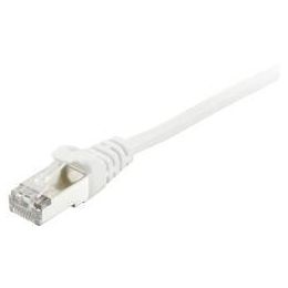 Equip 605512 RJ45 Netzwerkkabel, Patchkabel CAT 6 S/FTP 3.00 m Wei&szlig; vergoldete Steckkontakte 1 St.