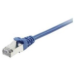 Equip 605630 RJ45 Netzwerkkabel, Patchkabel CAT 6 S/FTP 1.00 m Blau vergoldete Steckkontakte 1 St.