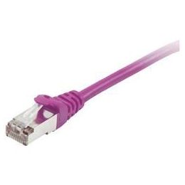 Equip 605554 RJ45 Netzwerkkabel, Patchkabel CAT 6 S/FTP 5.00 m Violett vergoldete Steckkontakte 1 St.