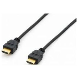 Equip HDMI Anschlusskabel HDMI-A Stecker 1.80 m Schwarz 119350 4K UHD, vergoldete Steckkontakte HDMI-Kabel