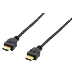 Equip HDMI Anschlusskabel HDMI-A Stecker 5.00 m Schwarz 119371 vergoldete Steckkontakte HDMI-Kabel