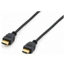 Equip HDMI Anschlusskabel HDMI-A Stecker 7.50 m Schwarz 119372 vergoldete Steckkontakte HDMI-Kabel