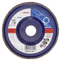 Bosch Accessories 2608607366 X551 F&auml;cherschleifscheibe Durchmesser 125 mm Bohrungs-&Oslash; 22.33 mm K&ouml;rnung (num) 60 Stahl 1 St.