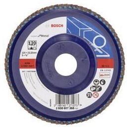 Bosch Accessories 2608607368 X551 F&auml;cherschleifscheibe Durchmesser 125 mm Bohrungs-&Oslash; 22.33 mm K&ouml;rnung (num) 120 Stahl 1 St.