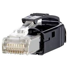 Metz Connect METZ CONNECT 1401505012-E, Rj-45, Schwarz RJ45 Stecker schwarz Cat.6 Class EA 1401505012-E Stecker Schwarz 1 St.