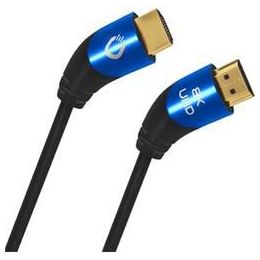 Oehlbach HDMI Anschlusskabel HDMI-A Stecker, HDMI-A Stecker 2.00 m Schwarz D1C42532 8K UHD, dreifach geschirmt HDMI-Kabel