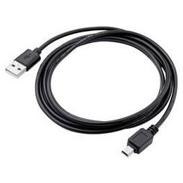 Akyga USB-Kabel USB-A Stecker, USB-Mini-B Stecker 1.80 m Schwarz AK-USB-03