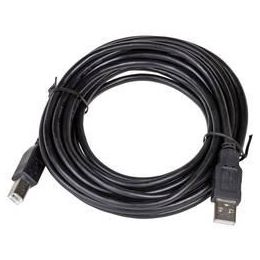 Akyga USB-Kabel USB-A Stecker, USB-B Stecker 5.00 m Schwarz AK-USB-18