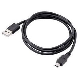 Akyga USB-Kabel USB-A Stecker, USB-Mini-B Stecker 1.00 m Schwarz AK-USB-22