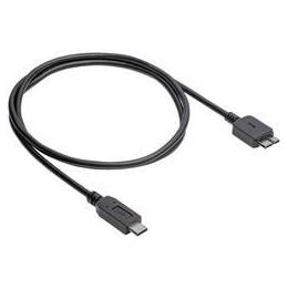 Akyga USB-Kabel USB-Micro-B 3.0 Stecker, USB-C&reg; Stecker 1.00 m Schwarz AK-USB-44