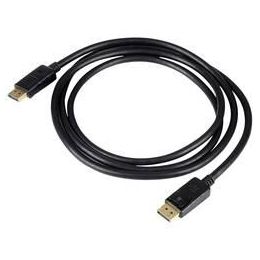 Akyga Anschlusskabel DisplayPort Stecker 1.8 m Schwarz AK-AV-10 DisplayPort-Kabel