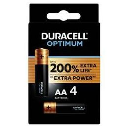 Duracell Optimum Mignon (AA)-Batterie Alkali-Mangan 1.5 V 4 St.