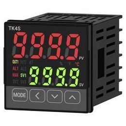 TRU COMPONENTS TK4S-14RC PID Temperaturregler K, J, E, T, B, R, S, N, C, L, U, PL-II -199.9 bis 999.9 &deg;C SSR, Relais 3 A (L x B x H) 70.5 x 48 x 48 mm